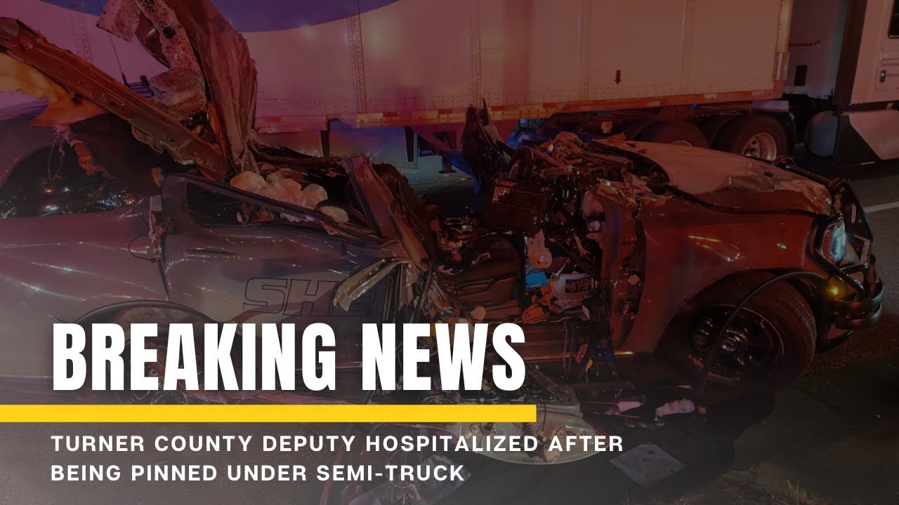 Car Chase Leads To Deputy Being Pinned Under Semi Truck - YouTube