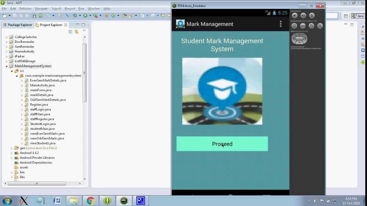 ANDROID BASED STUDENT MARK MANAGEMENT SYSTEM - YouTube