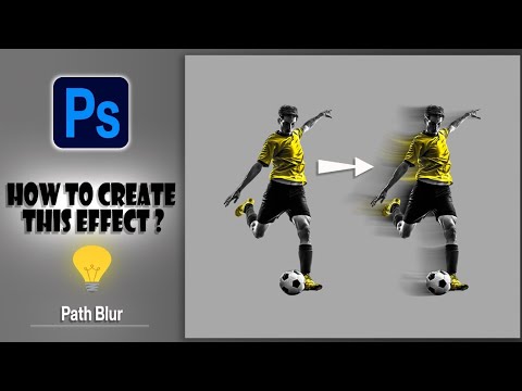 How to Create Path Blur Effect in Photoshop | Step-by-Step Tutorial🤫 ...