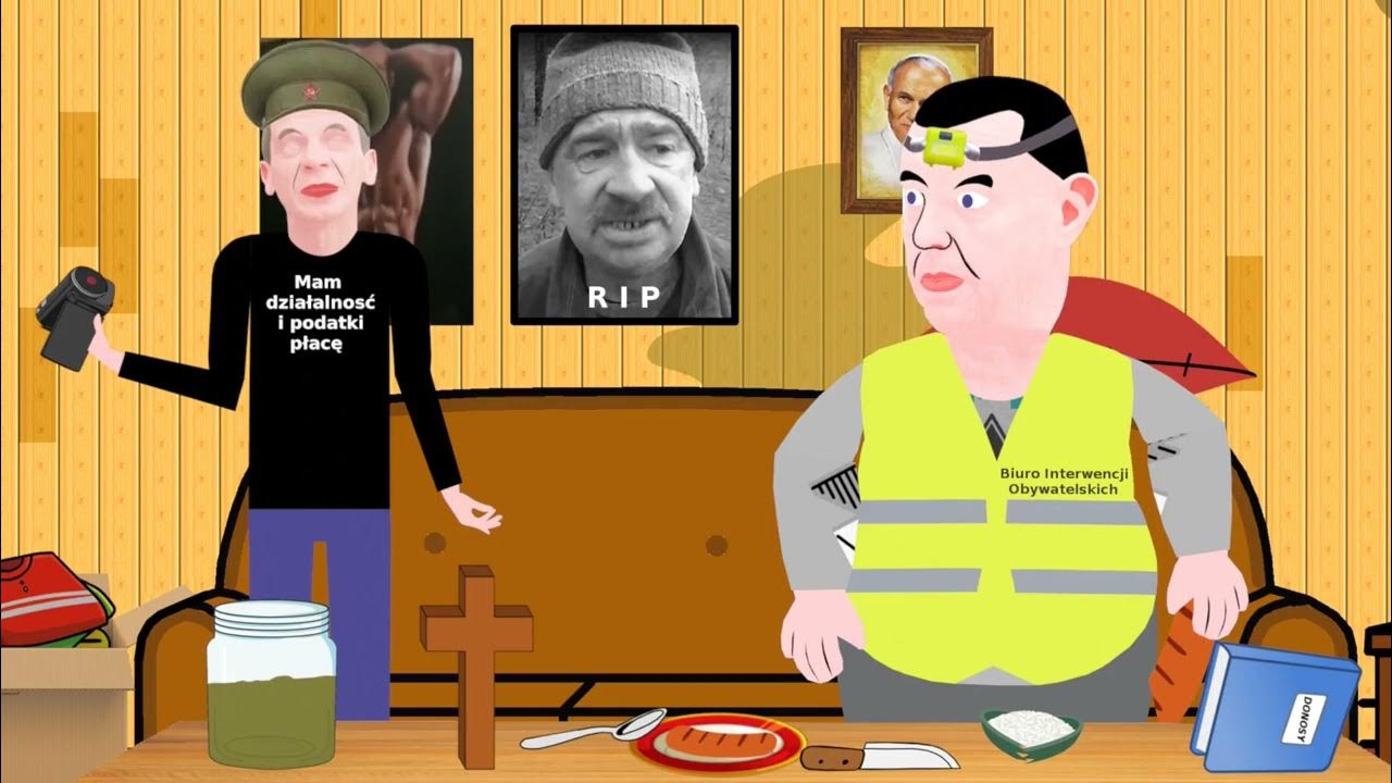 Major i Kononowicz film animowany (parodia) odc. 5 Kłótnia Boża - YouTube