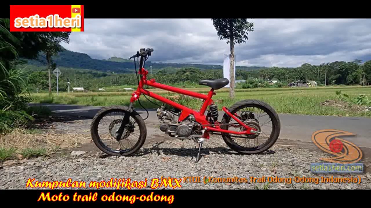 Kumpulan modifikasi sepeda BMX Moto trail odong odong - YouTube