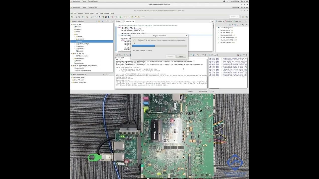 [FPGA Prototype] Real Time Clock on Xilinx UltraScale - YouTube