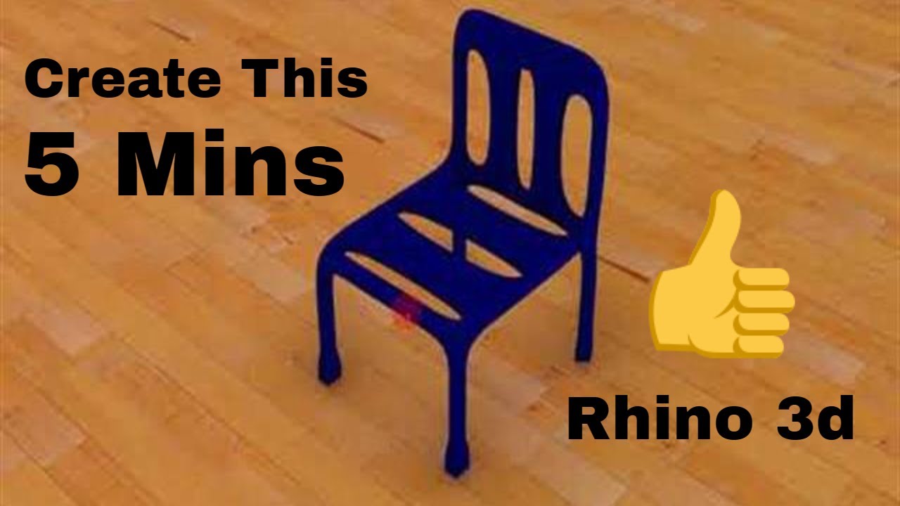 How to create 3d Chair in Rhino 3d #09 | Rhino Tutorial #09 | #rhino # ...
