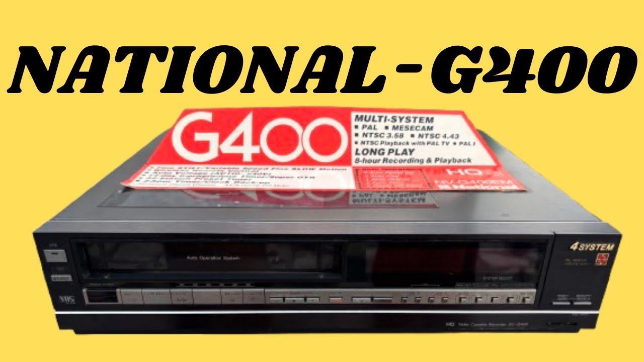 NATIONAL G-400 VCR FOR SALE - YouTube