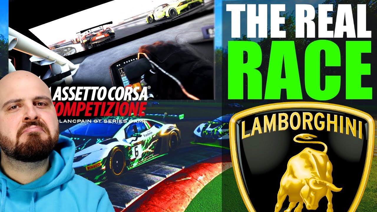 La mia GARA con LAMBORGHINI UFFICIALE - THE REAL RACE - YouTube