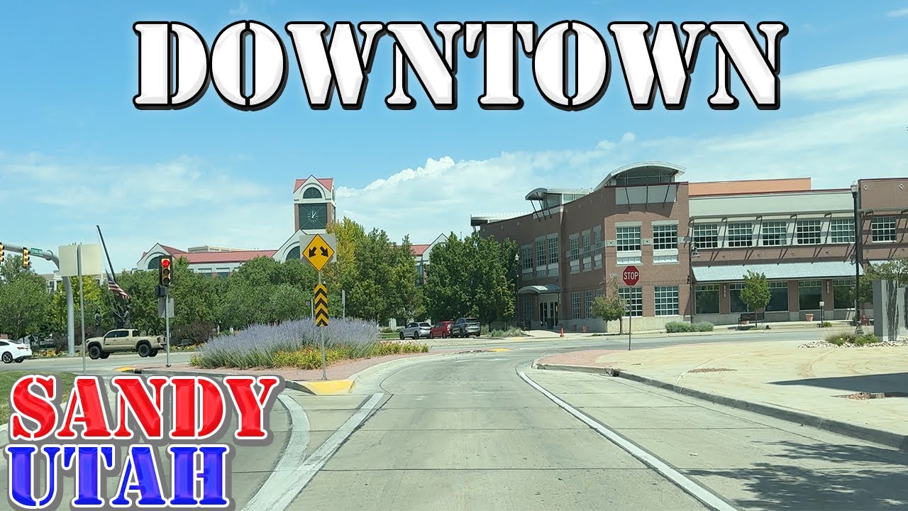 Sandy - Utah - 4K Downtown Drive - YouTube
