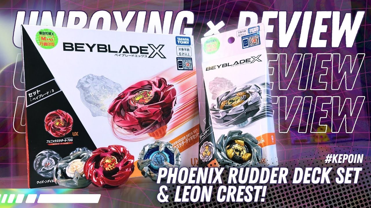 Kepoin Phoenix Rudder Deck Set & Leon Crest | Unboxing & Review ...