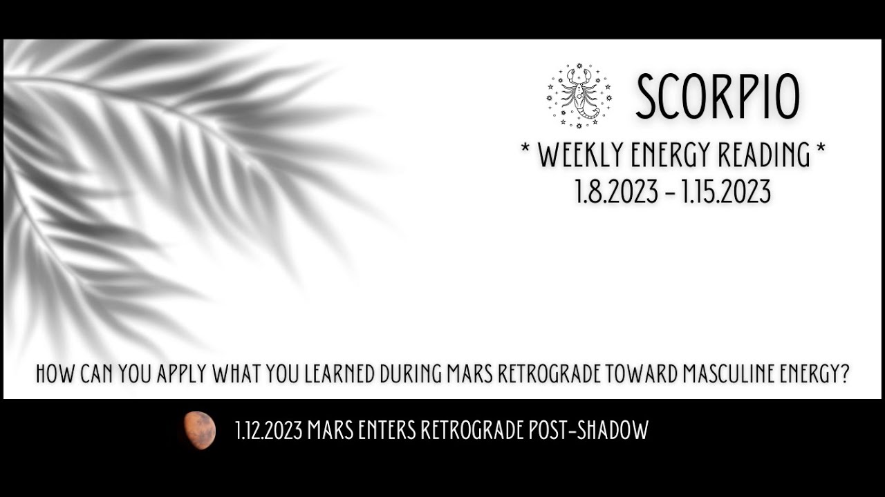 ♏️ SCORPIO ☀ Weekly 1.8.23 ☀ YOUR REFLECTION TRANSFORMS INTO A PHOENIX ...
