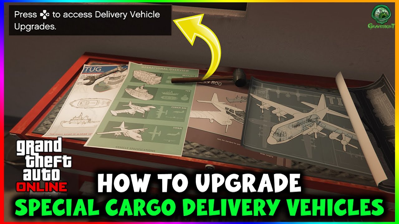 How To Upgrade Special Cargo Delivery Vehicles! - Amor/Speed/Jammer ...