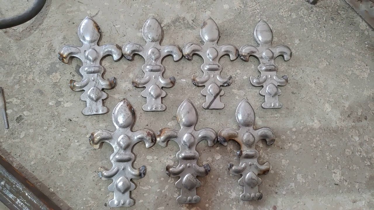 latest metal flower design | making iron wrought design - YouTube