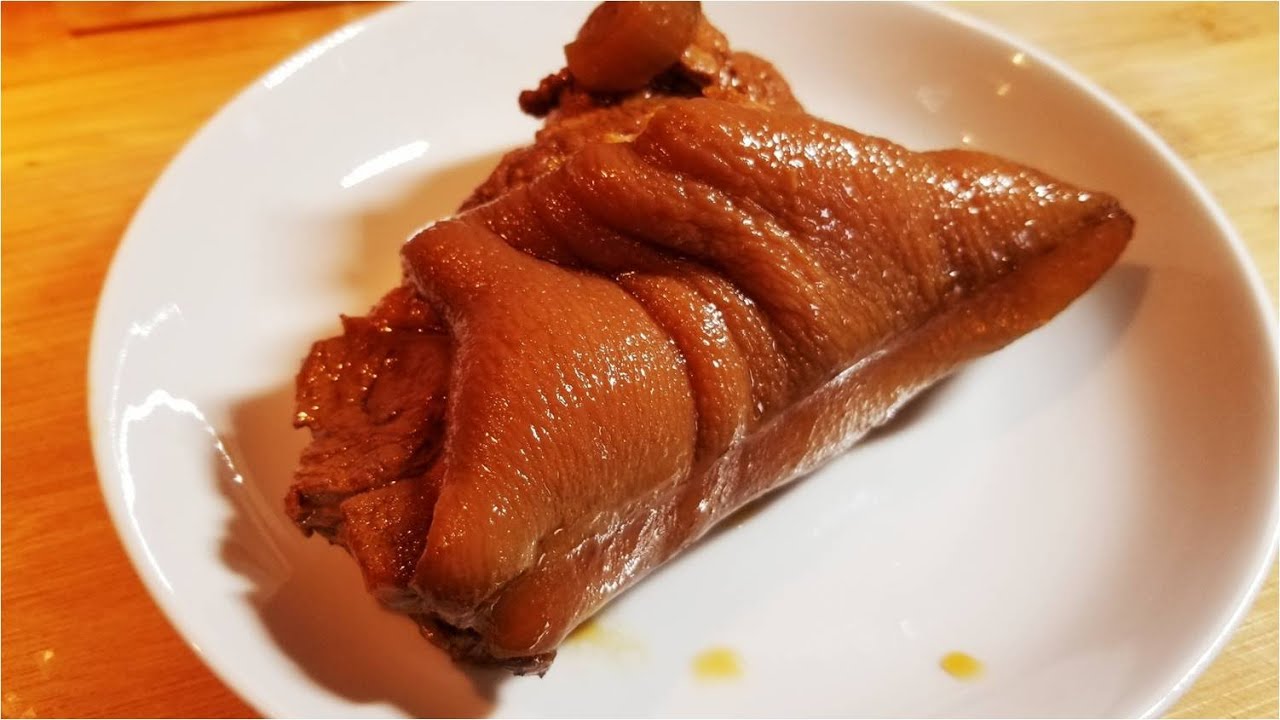 Stewed pork shoulder with sweet bean sauce - YouTube
