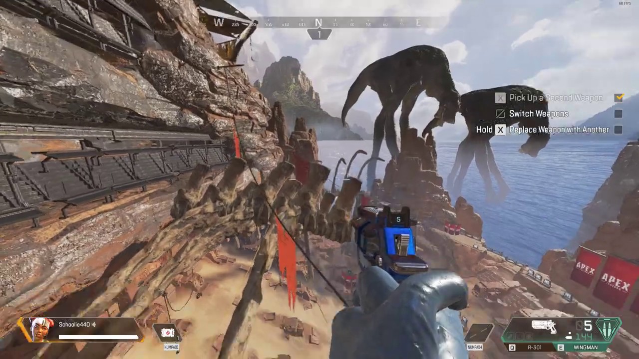 APEX Legends -- Training map Easter Egg - YouTube