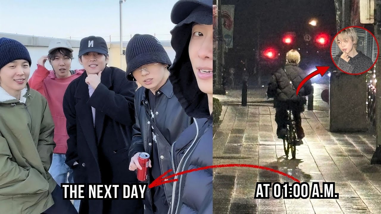 BTS's Jimin Spotted Riding a Bike Alone in the Middle of the Night Near ...