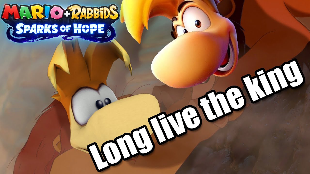 rayman's new design in mario+rabbids sparks of hope - YouTube