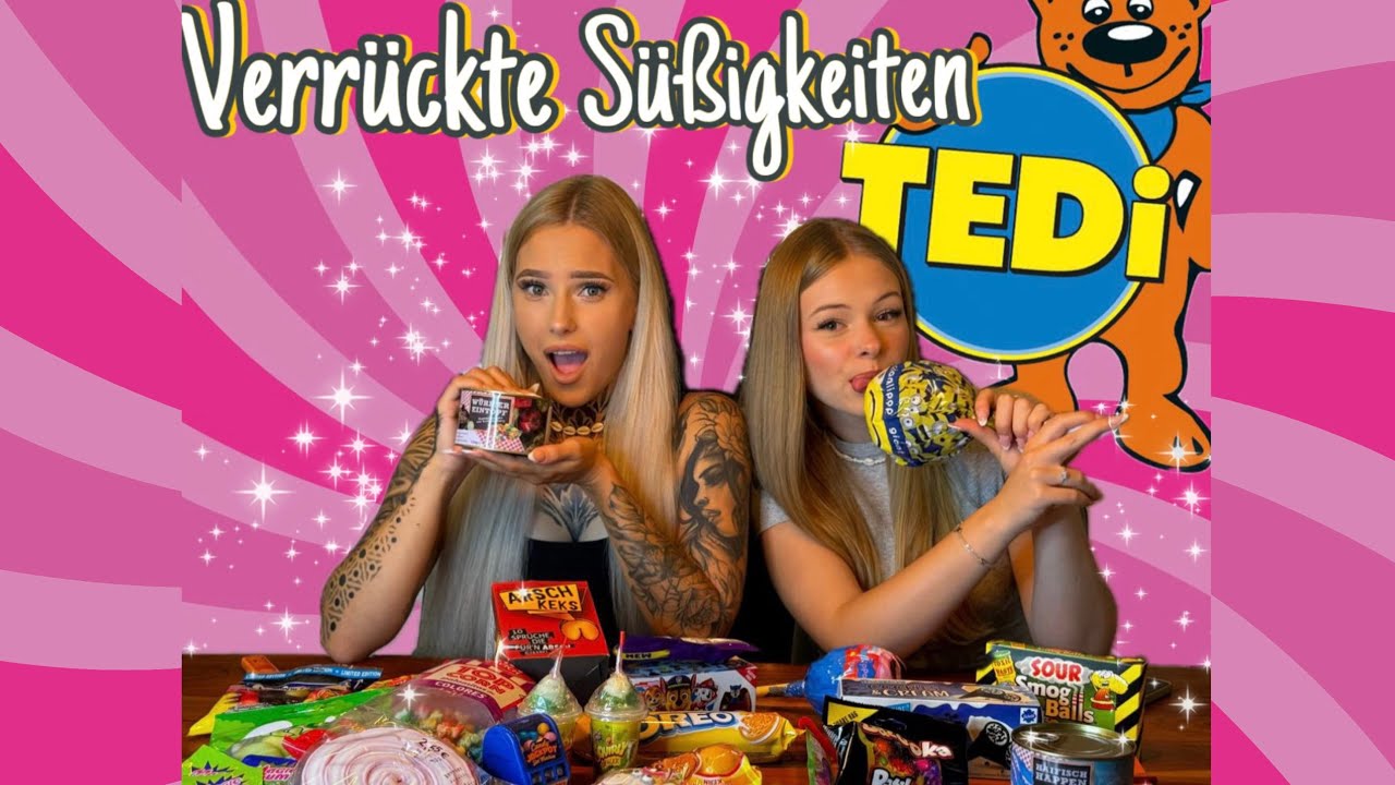 Wir TESTEN VERRÜCKTE Süßigkeiten vom TEDI 😱🤢 - YouTube