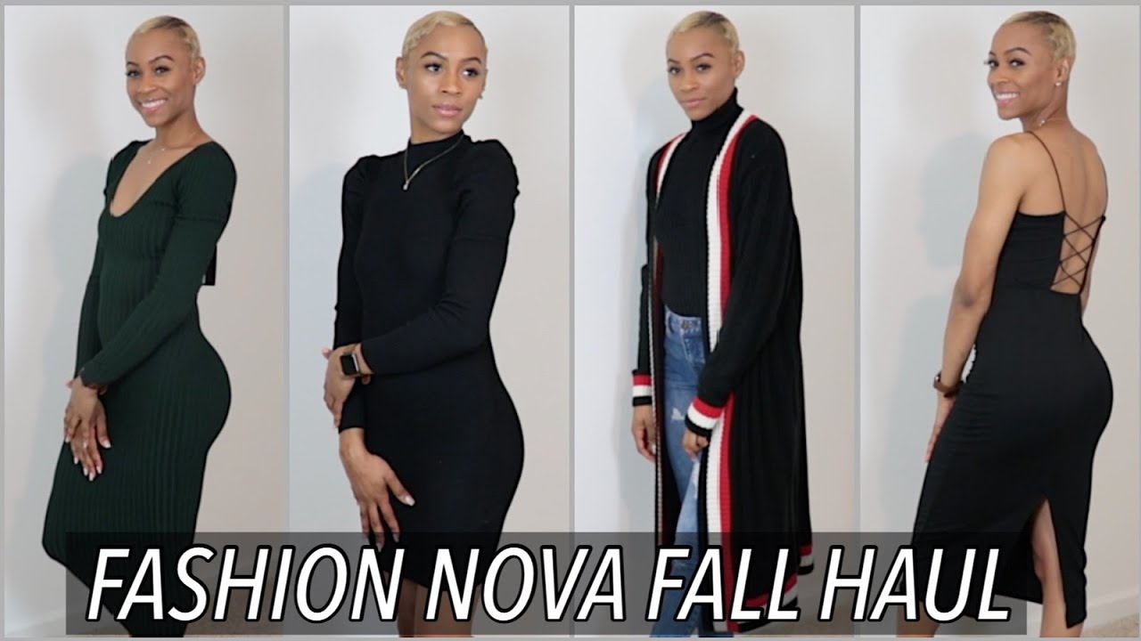 Fashion Nova Fall Try On Haul | Gabrielle Morris - YouTube