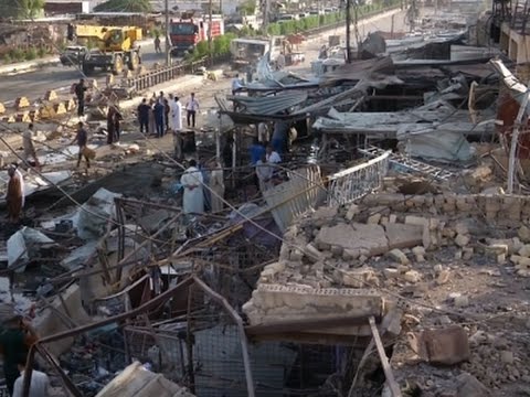 Raw: At Least 80 Killed In Iraq Suicide Bomb - YouTube