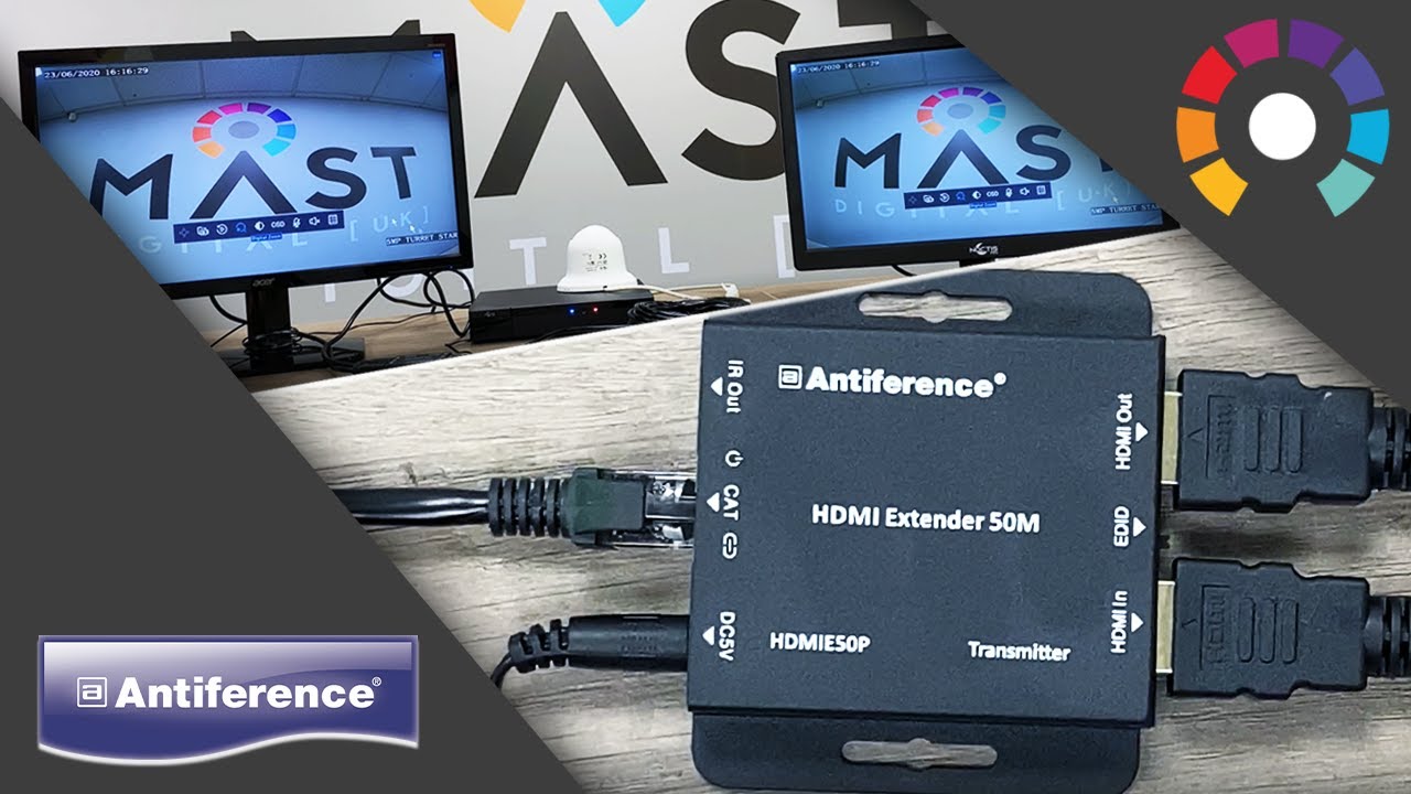 How to Extend HDMI over CAT / Ethernet Cable using the Antiference ...