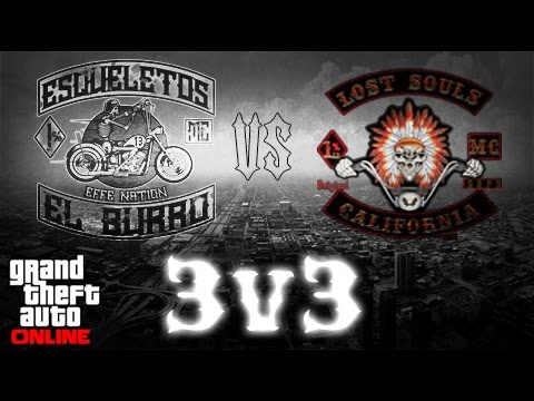 GTA 5 ONLINE: EFFE vs Lost Souls mc - YouTube