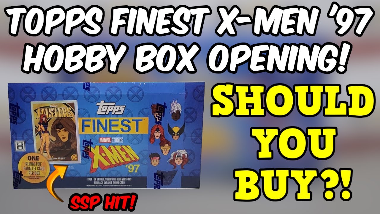 SHOULD YOU BUY?! Topps Finest X Men '97 Hobby Box Opening and Review ...