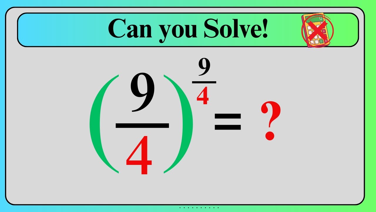 Mind-Blowing Olympiad Math Problem: Can YOU Crack It? - YouTube
