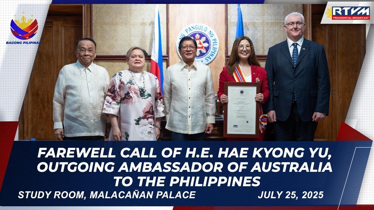 Farewell Call of H.E. Hae Kyong Yu, Outgoing Ambassador of Australia to ...