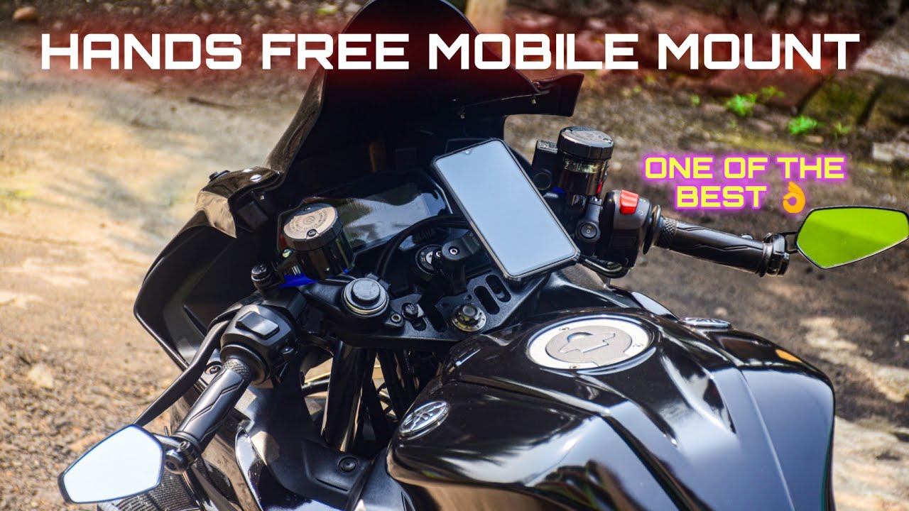 One of the Best Mobile Mount For R15 V3 😍 || Super easy and Hand's Free ...