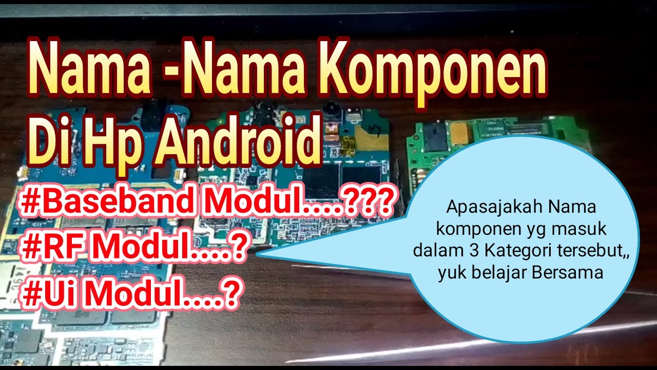 Nama - Nama komponen di Hp android _ Tutorial Bagi tenisi Pemula - YouTube