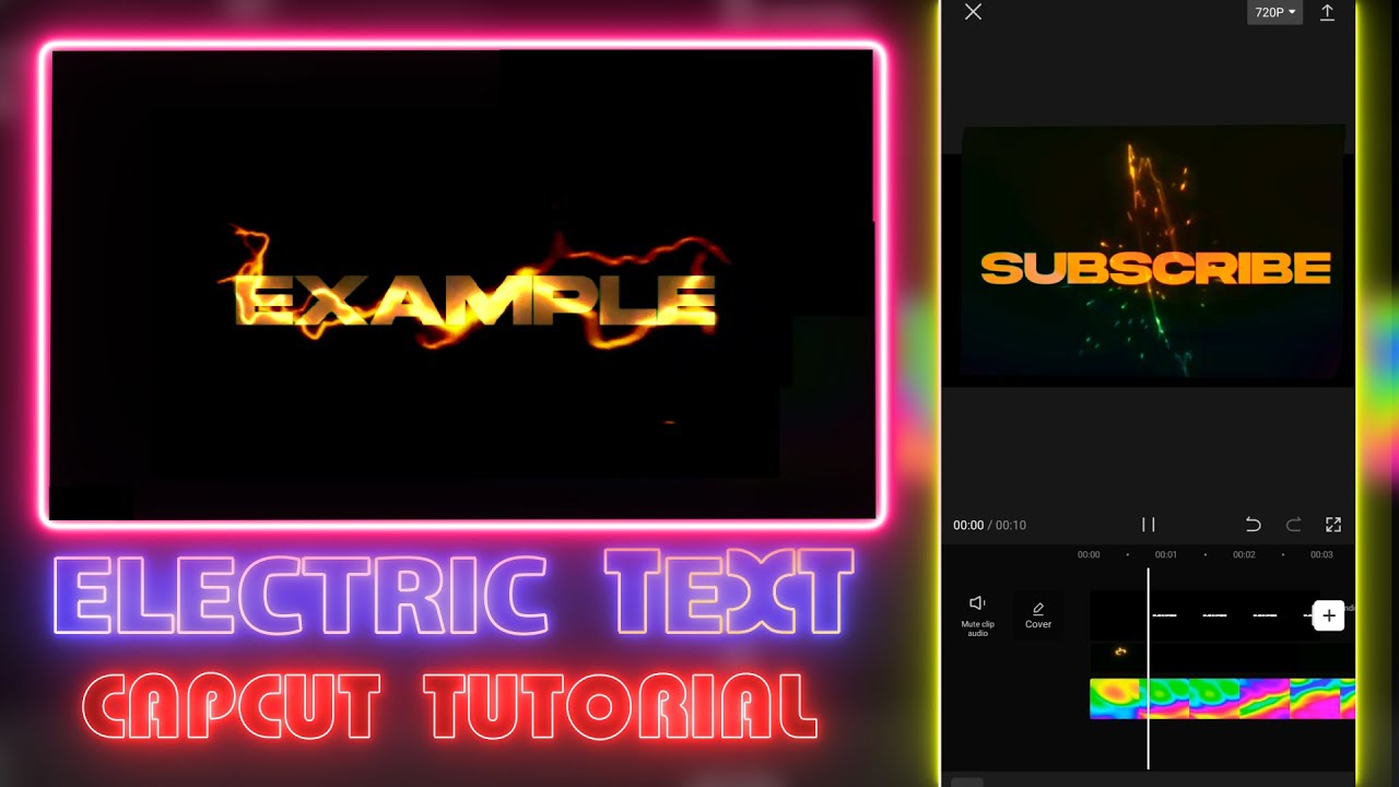 How to Make ELECTRIC TEXT in CapCut | CapCut AMV Tutorial - YouTube