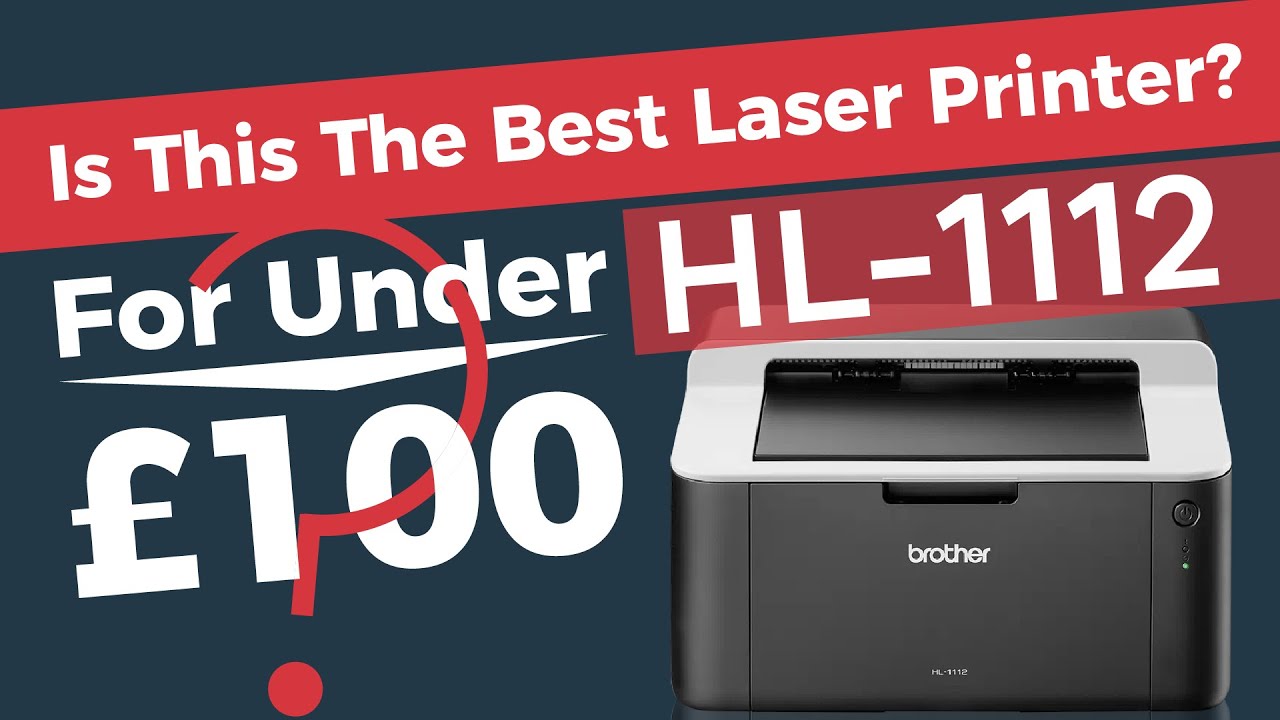 Brother HL-1112 Laser Printer Review | Unboxing | Setup - YouTube