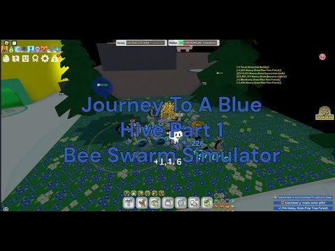 Journey To A Blue Hive Part 1 - Bee Swarm Simulator Roblox - YouTube