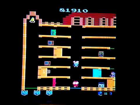 Mappy Atari 2600 High Score 165,100 (standard) - YouTube