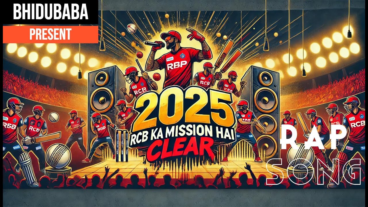 RCB Ka Mission Hai Clear | IPL2025 | RAP SONG | New Team, New Energy, Same Passion 🔥🏆 #rcb #ipl ...