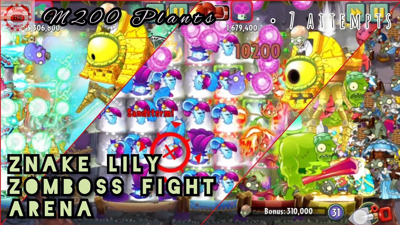 Znake Lily vs Zomboss (M200) - FE 2025 {late upload} - YouTube