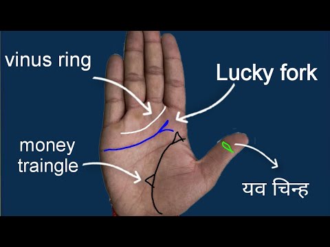 money traingle / yav sign / lucky palm #palmistry #astrology # ...