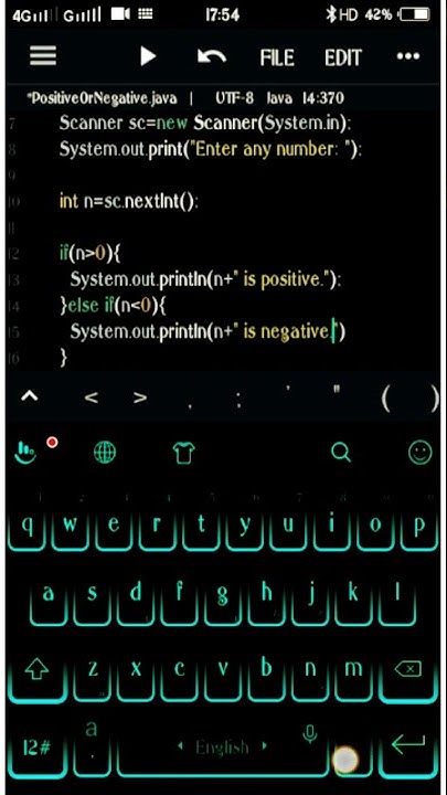 #Program to check whether the number is positive or negative in Java # ...