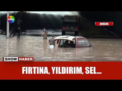 Ankara'da sel felaketi!