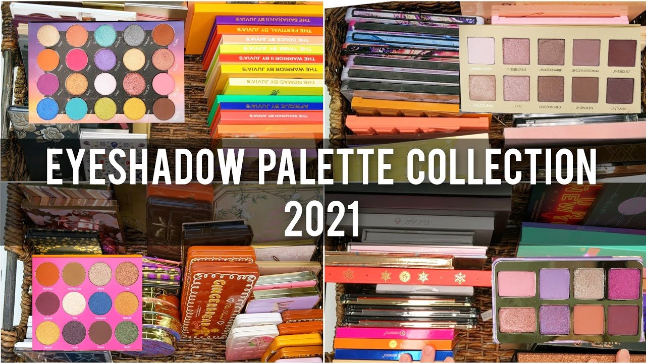 EYESHADOW PALETTE COLLECTION 2021 (600+ palettes!) - YouTube