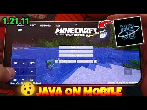 How to Play Minecraft Java Edition on Mobile! ⚡ (Keyboard and mouse)🔥 ...