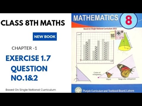 Class 8th Math New book Exercise 1.7 Question 1 & 2_ 8th Math new book - YouTube
