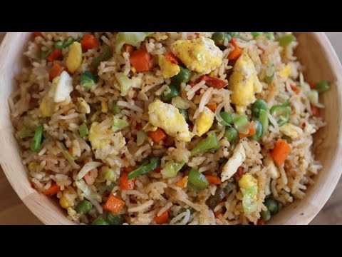Egg Fried Rice Restaurant Style in 10 Minutes By Recipes of the World ...