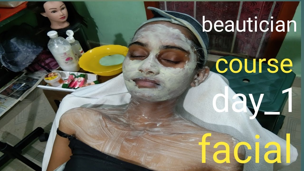 30 days beautician cours day_1/facial at home/ cleanup/ beauty parlour ...
