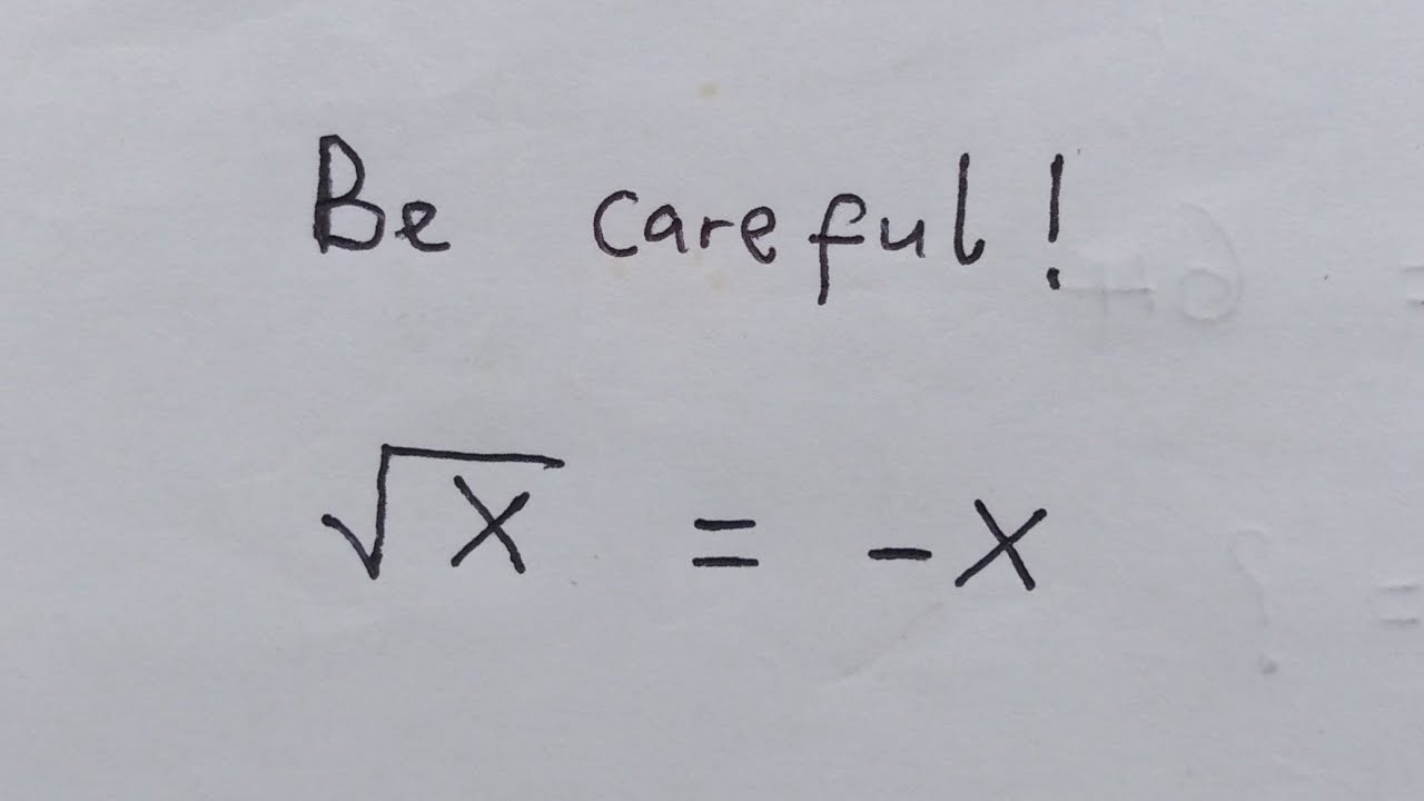Interesting equation | Can you solve ? - YouTube
