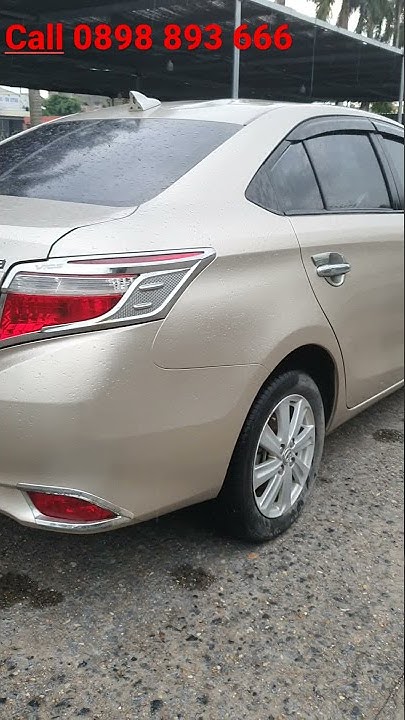 toyota Vios E 2016 / máy trắng / Xe đẹp zin toàn xe/ LH để thương lượng và chốt giá. - YouTube