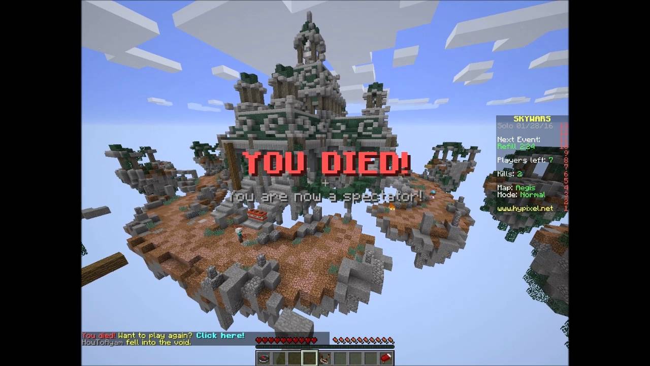 Minecraft|Skywar! at Hypixel - YouTube