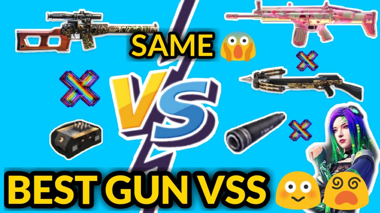 FREE FIRE BEST GUN - VSS | WHY ?,HOW ?😵| UNBELIEVABLE | VSS GUN ABILITY ...