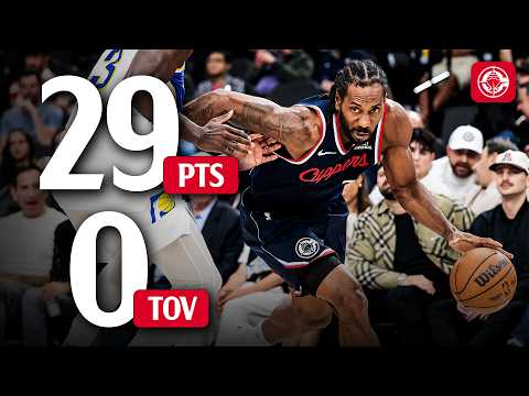 Kawhi Leonard Drops 29 PTS in 23 Minutes with No Turnovers 🤯