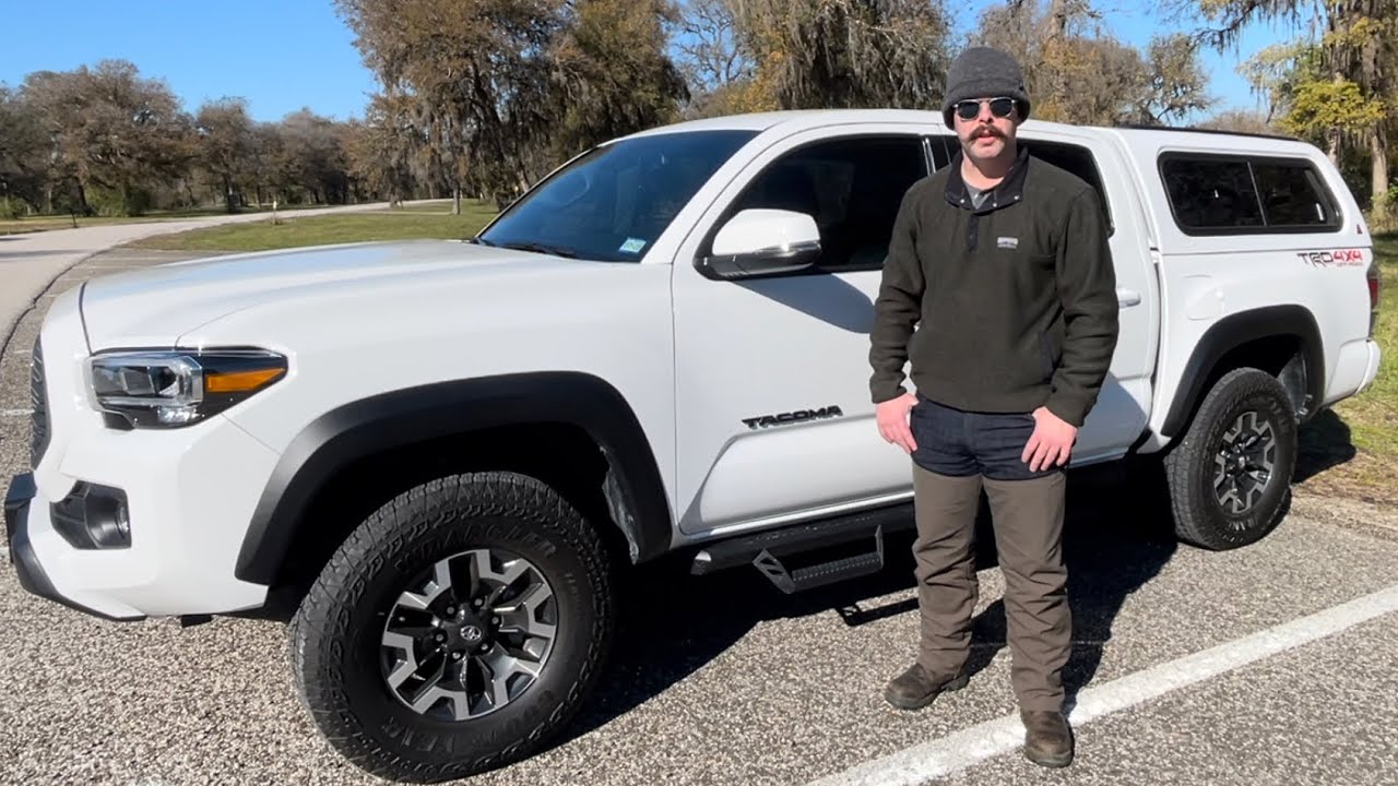 Toyota Tacoma Camper Setup: 2023 TRD Off-Road 4X4 w/ Leer XR100 - YouTube