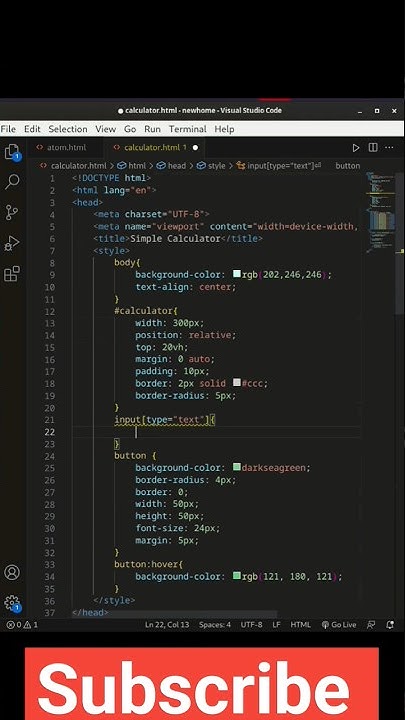Simple Calculator | HTML CSS JAVASCRIPT - YouTube