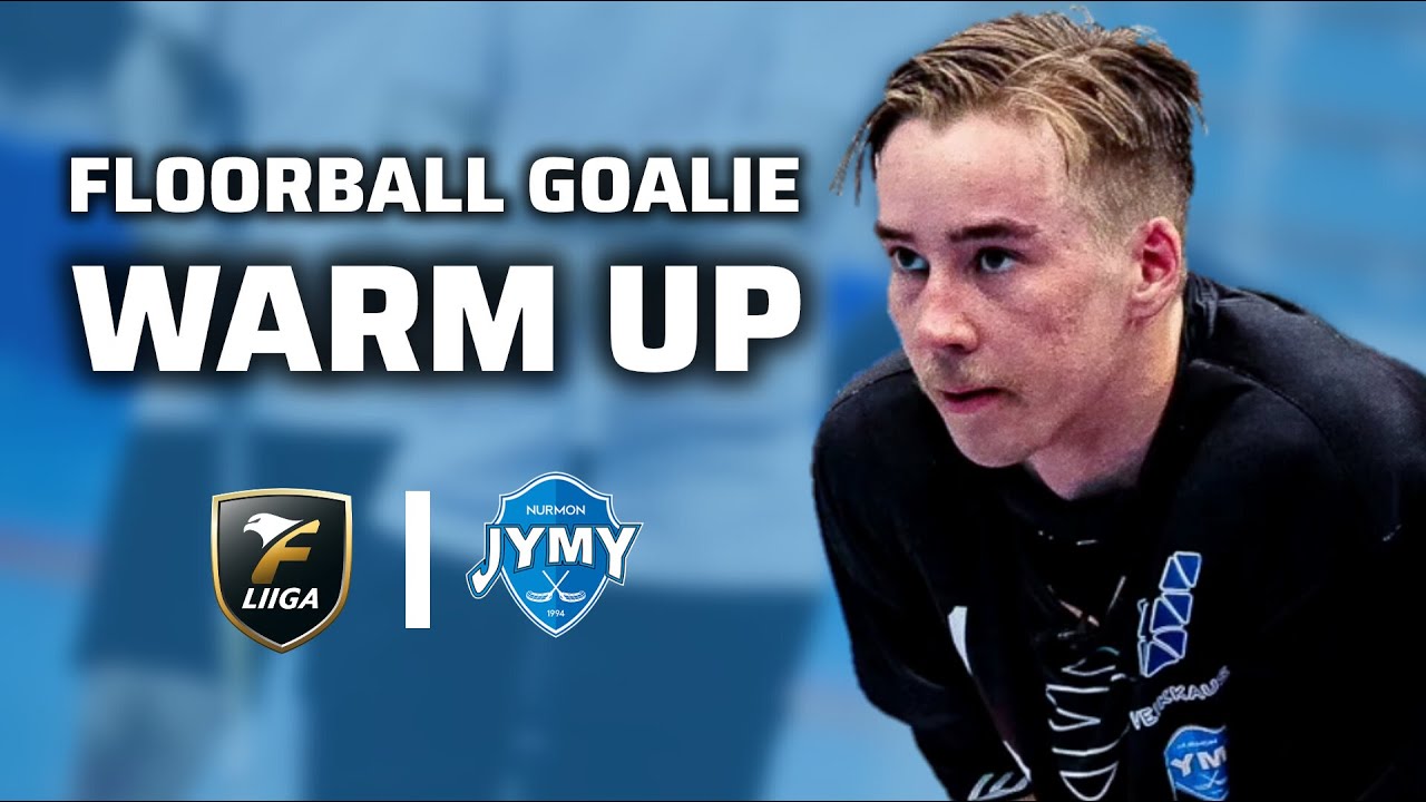 Floorball goalie warm up - Aki Karjalainen @Floorballgoalie1 - YouTube